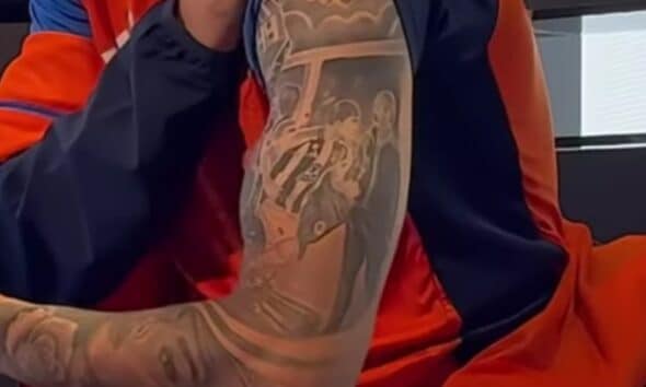 Pugno-Juventus, un tatuaggio virale tra affetto e ironia