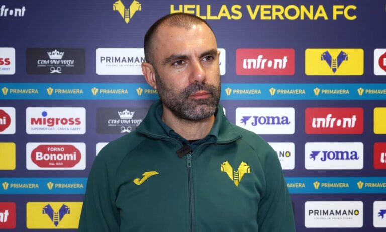 Hellas Verona, Sammarco tecnico ad interim della Prima Squadra